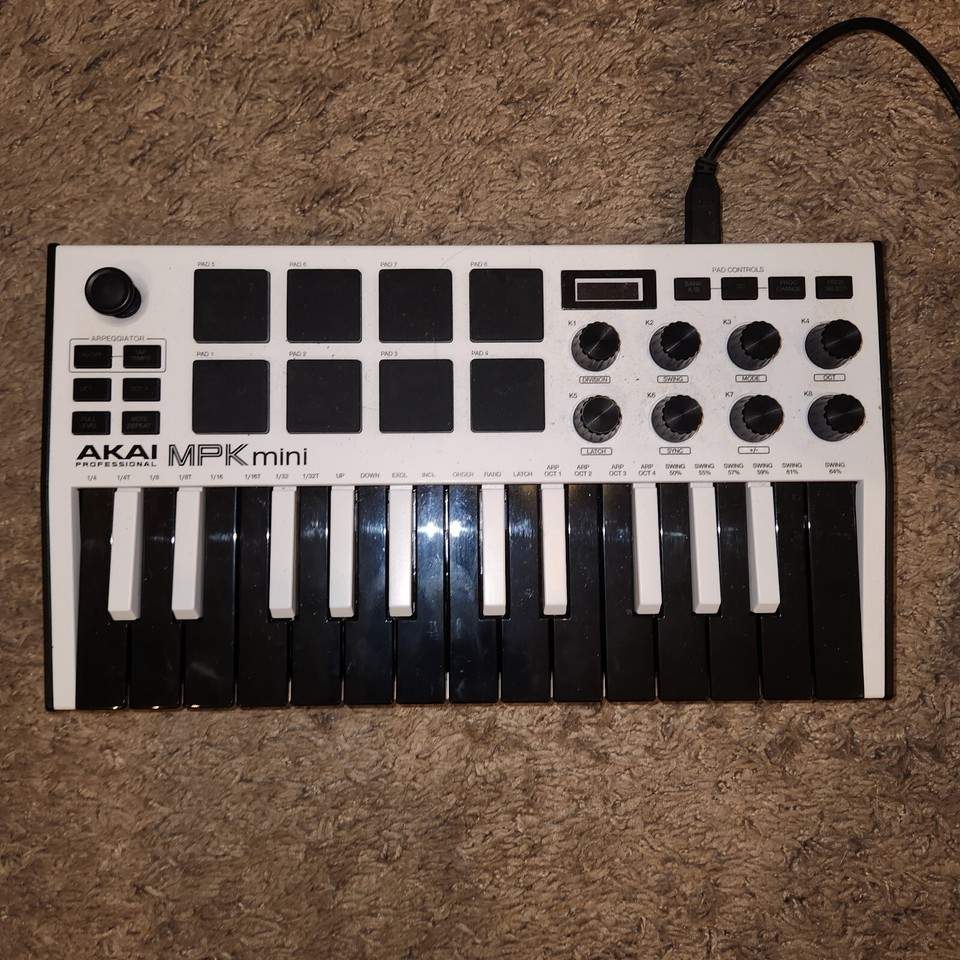 Akai MPK Mini MK3 25-Key MIDI Keyboard Compact Controller +MPC Beats ...