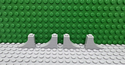 Lego 4 Light Bluish Gray 1x3x2 Inverted Arch brick block NEW | eBay