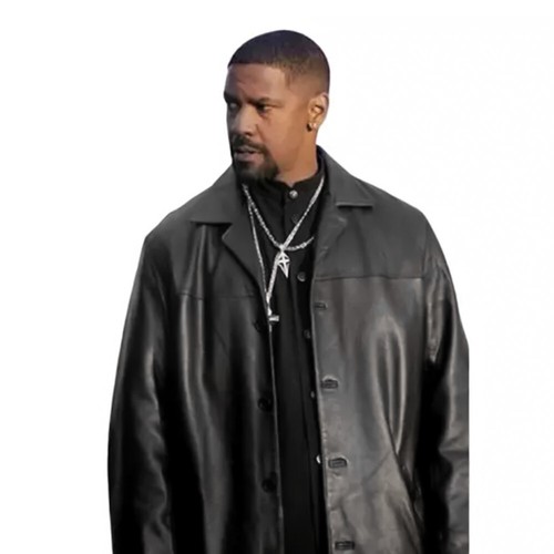 New Men's Training Day Denzel Washington Black Genuine Leather Jacket ...