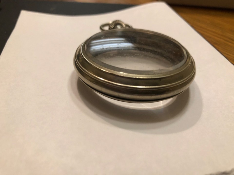 Antique pocket watch display case nice Watchmaker estate | eBay