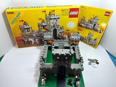 LEGO Castle: Lion Knights: King's Castle 6080 rare (1984) Box ...