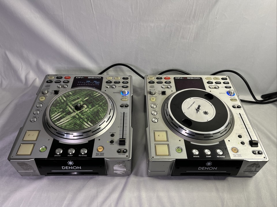 2X Denon DN-S3500 Professional DJ Turntable CD/MP3 Player FOR PARTS! | eBay
