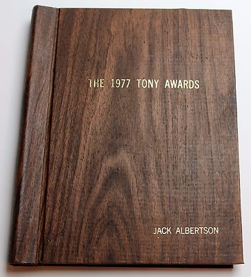 Jack Albertson Personalized 1977 Tony Awards Cover, Grandpa Joe from ...