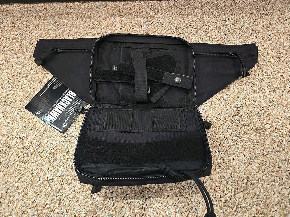 Blackhawk Weapon Fanny Pack w/Thumbbreak Hlstr & Beltloops-Medium ...