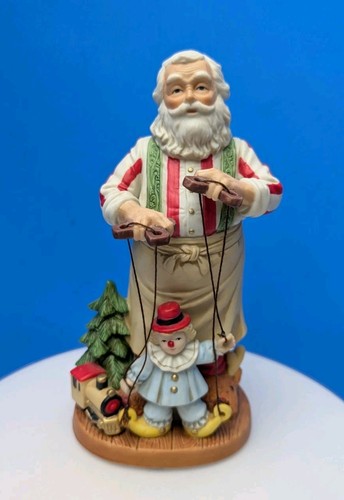 Vintage Home Interiors Santa's Puppet Show Porcelain Figurine #5802-97 ...
