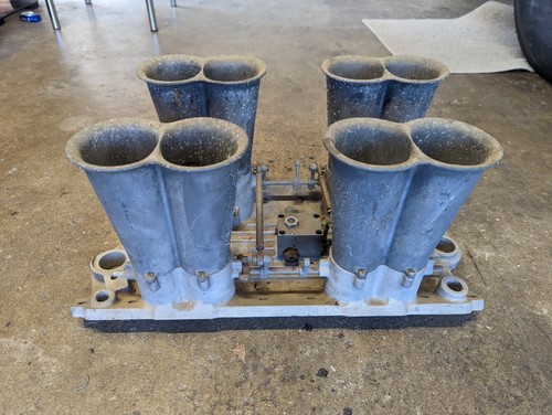 Vintage Enderle Stack Fuel Injection Intake Small Block Chevy SBC Drag ...
