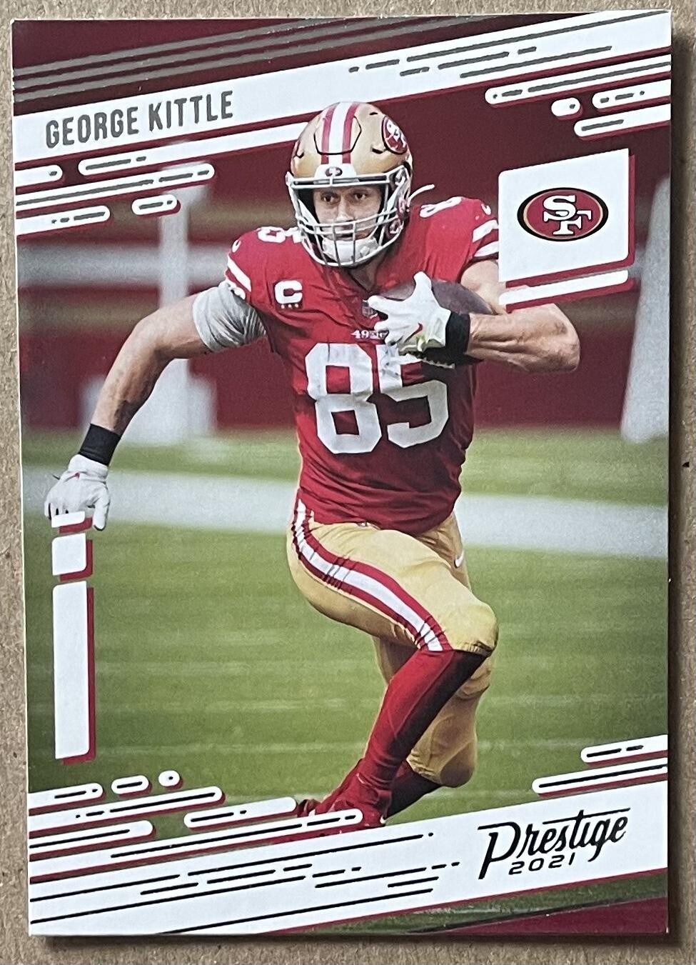 GEORGE KITTLE, RARE ! 2021 "PRESTIGE" CARD, FOOTBALL SUPERSTAR ! | eBay