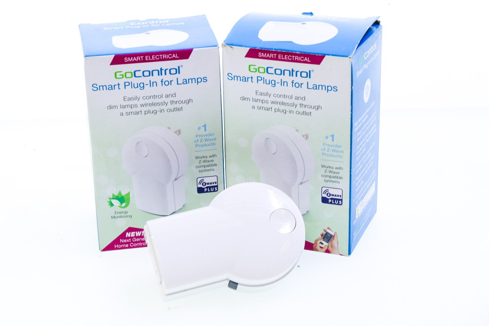 [Lot of 2] NORTEK GoControl PD300EMZ5-1 Z-Wave Plug-in Dimmer Module ...