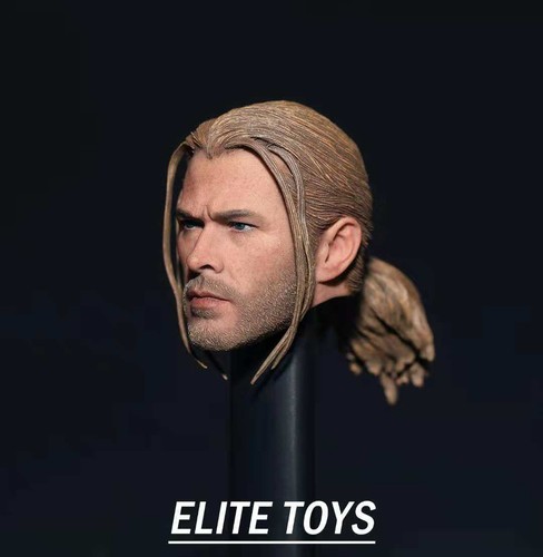1/6 Scale ELITE TOYS Avengers Thor Head Sculpt for 12" Male Body Model ...