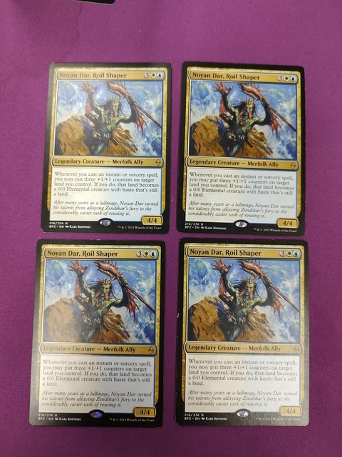MTG Noyan Dar, Roil Shaper Battle for Zendikar 216/274 Regular Rare for ...