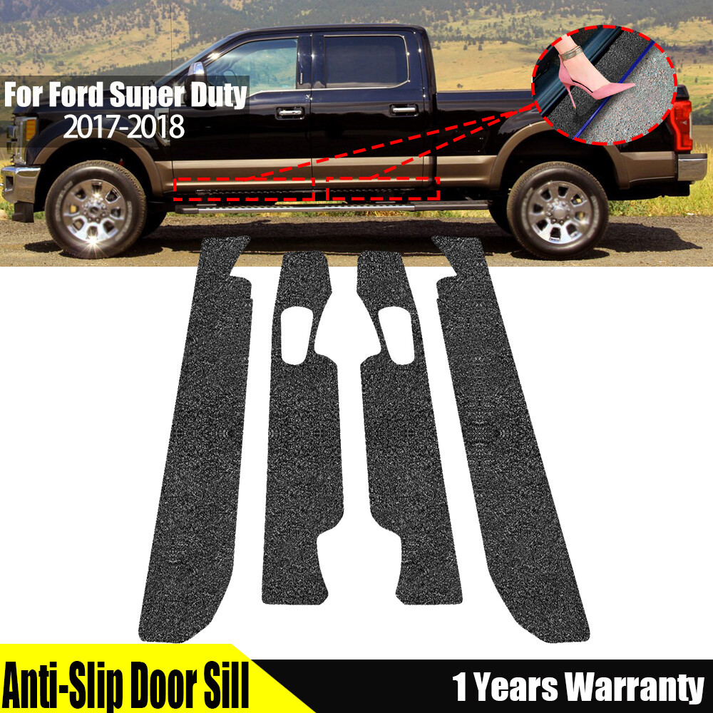 For 2017-2018 Ford SuperDuty F250 F350 Crew Cab 4pc Door Sill Step ...