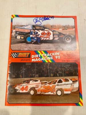 Dirt Trackin Magazine '92 Dave Lape Vol 13 No 19 w/signature of Billy ...
