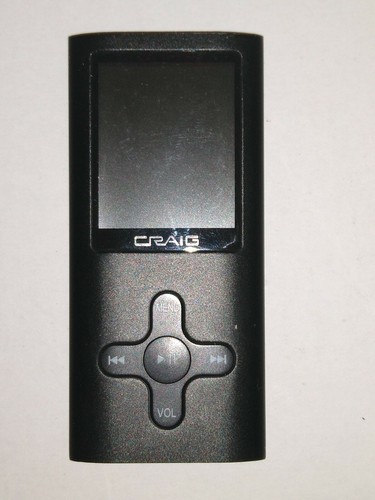 CRAIG CMP616F BLACK (4 GB) MP4 DIGITAL MEDIA PLAYER for parts or repair ...