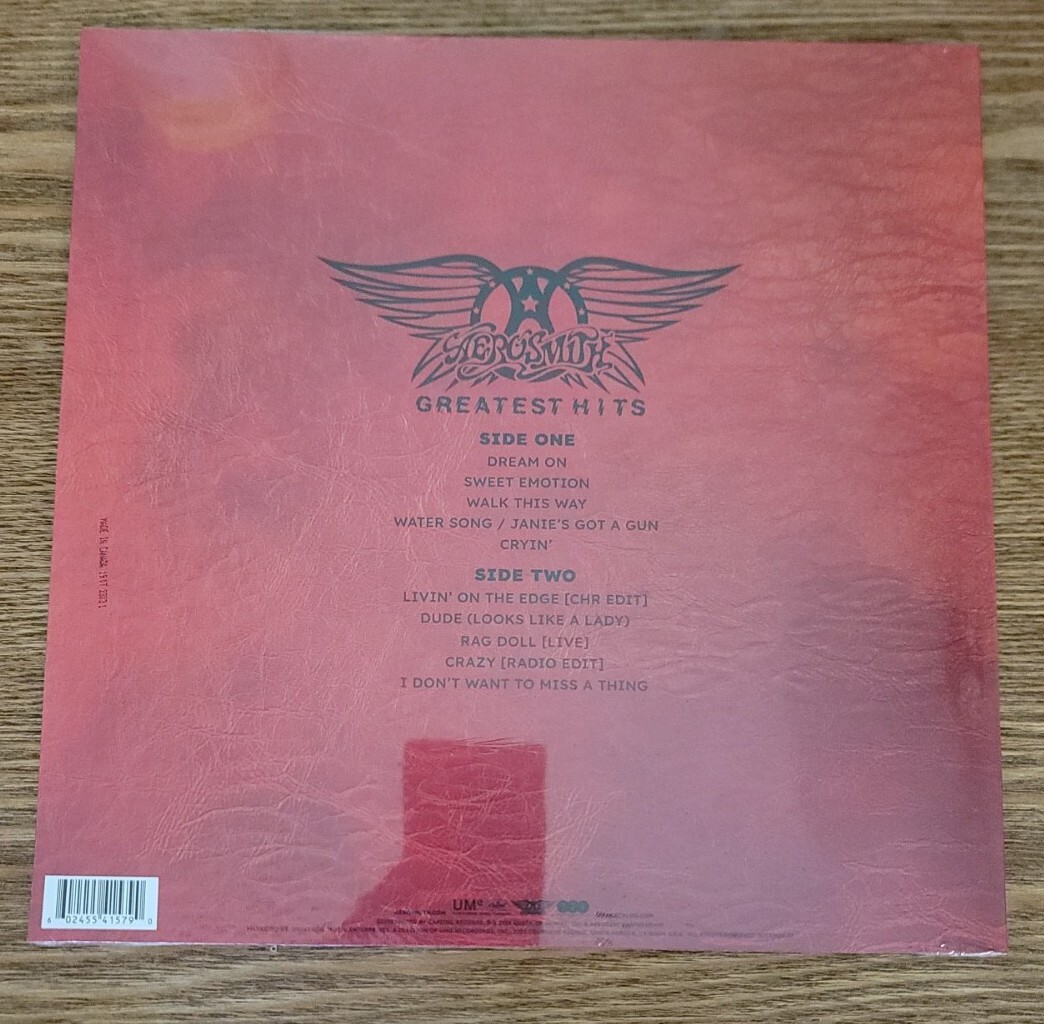 Aerosmith Greatest Hits 50th Anniversary Red Splatter Vinyl Lp [new