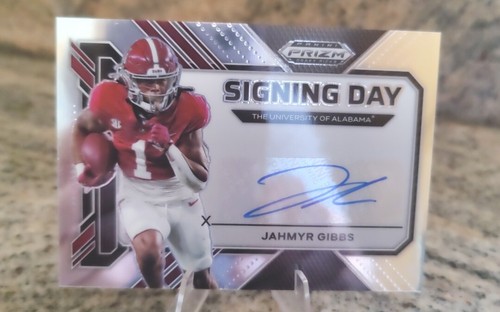 2023 Panini Prizm Draft Picks - Signing Day Jahmyr Gibbs #SD-JAG (AU ...