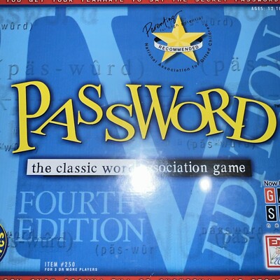 Endless Games Password Board Game - Multicolor brand new 632468002502| eBay