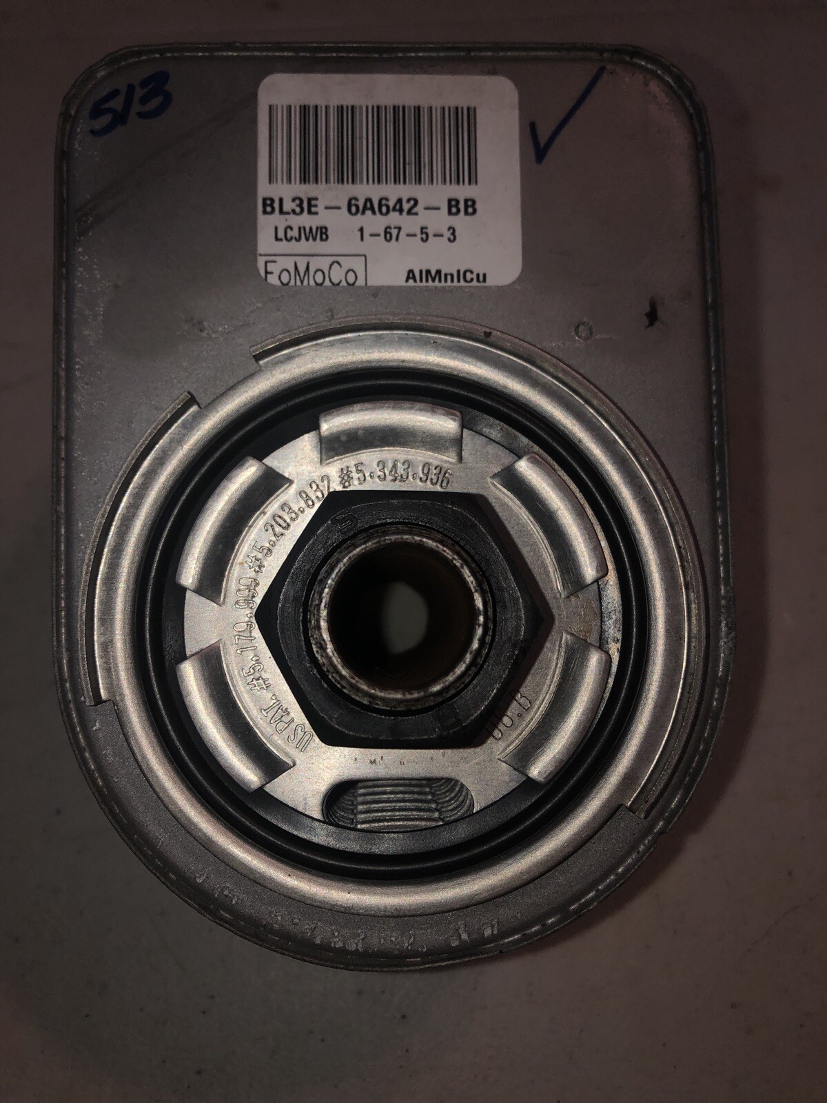 Oil Cooler, Ford #BL3E-6A642-BB | eBay