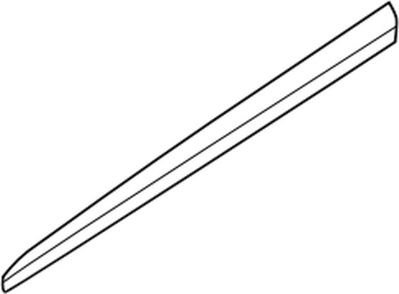 80870-3KA0A Nissan Moulding-front door, rh 808703KA0A, New Genuine OEM ...