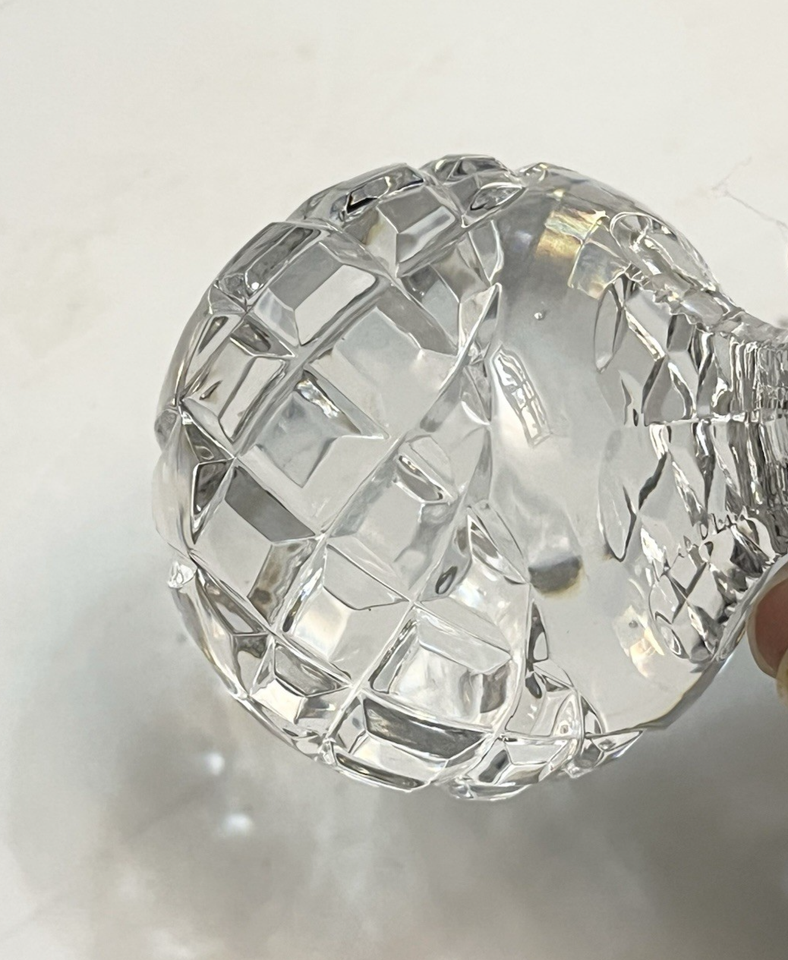 Vintage Deep Cut Crystal Decanter Flower Floral Etched Design With ...