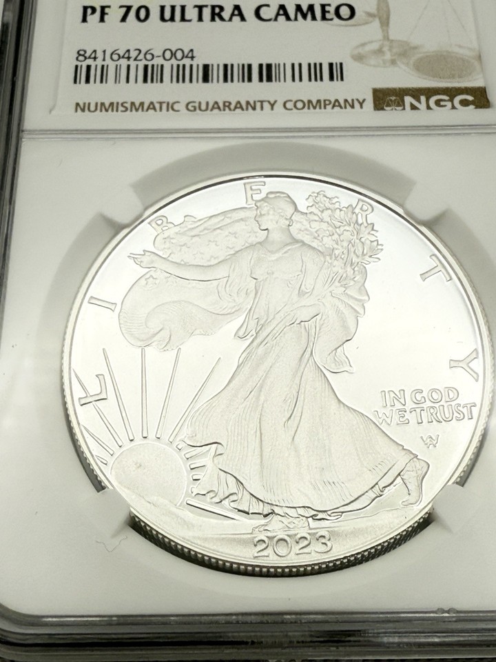 2023-W PROOF SILVER EAGLE PF 70 ULTRA CAMEO | eBay