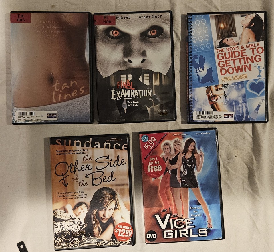 11 Misc DVD's Vice Girls My Totor Private School Fast Times Tan Lines + more | eBay