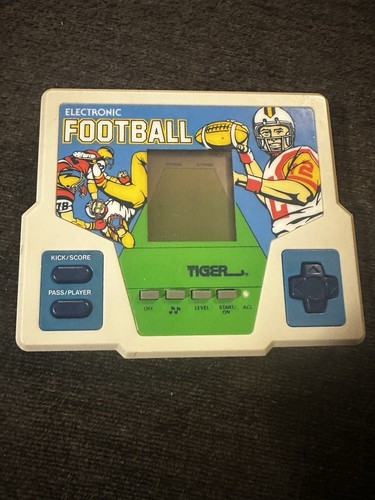Vintage 1987 Tiger Electronics FOOTBALL Handheld Video Game - Tested ...