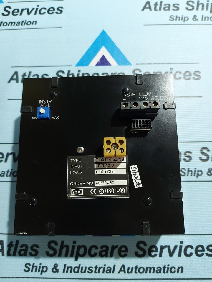 DEIF NORCONTROL DLQ144-pc-NB RPM INDICATOR | eBay