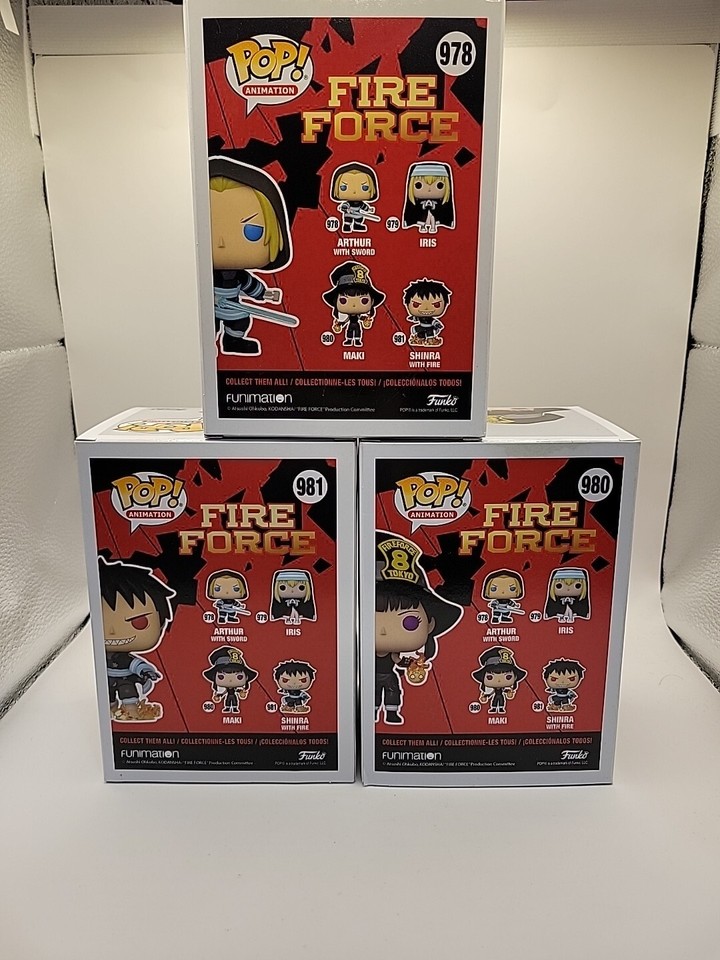 Fire Force Funko Pop Set | eBay