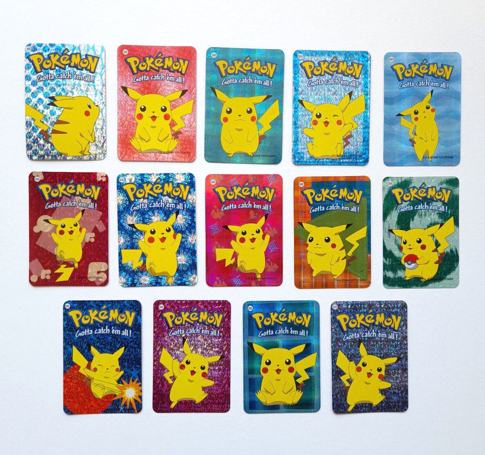 BIG LOT POKEMON NINTENDO - 162 Cards / Stickers Vending Machine JAPAN ...