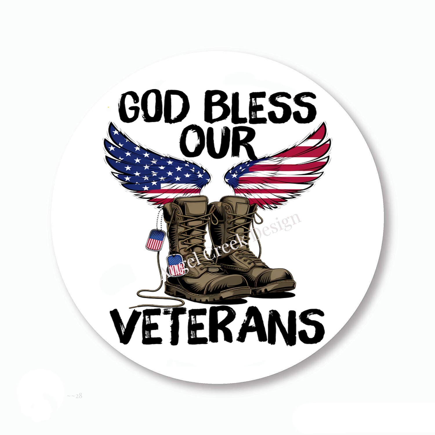 God Bless Our Veterans Scrapbook Stickers Envelope Seals Veteran's Day ...