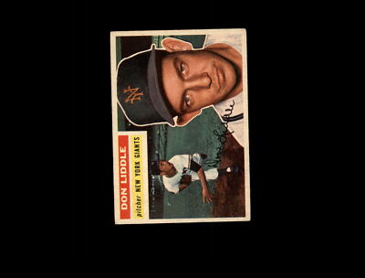 1956 Topps 325 Don Liddle EX #D1,322943 | eBay