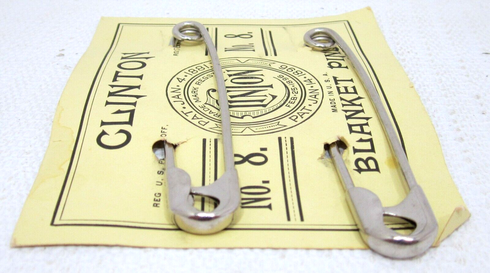 Vintage Clinton No. 8 Blanket Pins | eBay