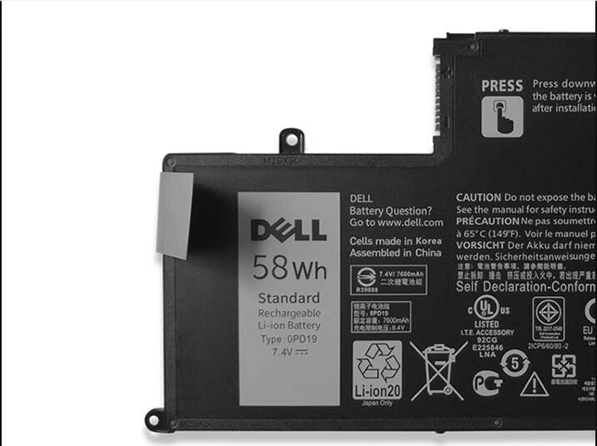 Genuine Battery OPD19 0PD19 For Inspiron 15-5542 5543 5545 5547 15-5548 ...