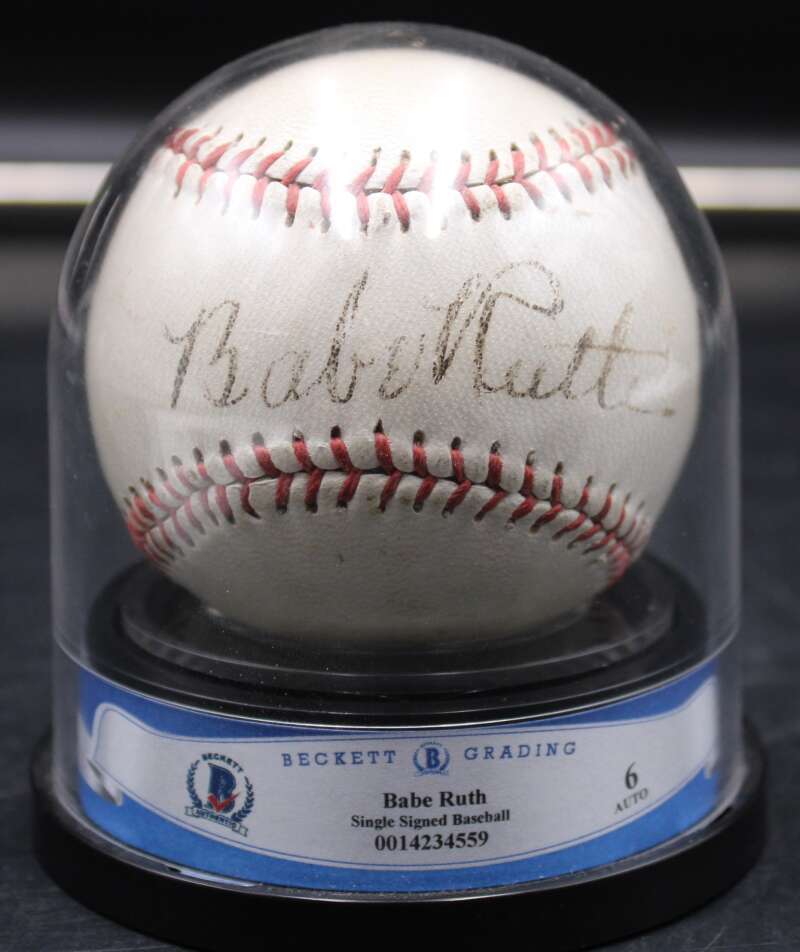 Babe Ruth Autographed Memorabilia | Signed Photo, Jersey, Collectibles ...