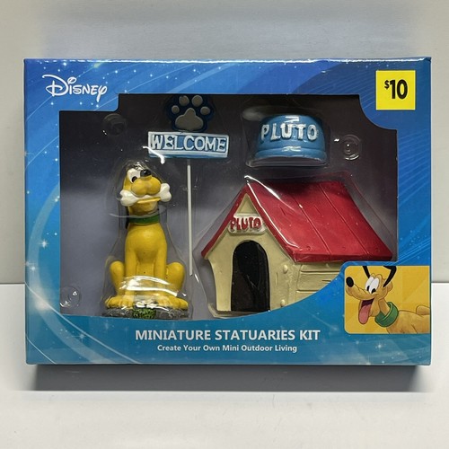 Disney Pluto 4 Piece Miniature Statuaries Kit | eBay