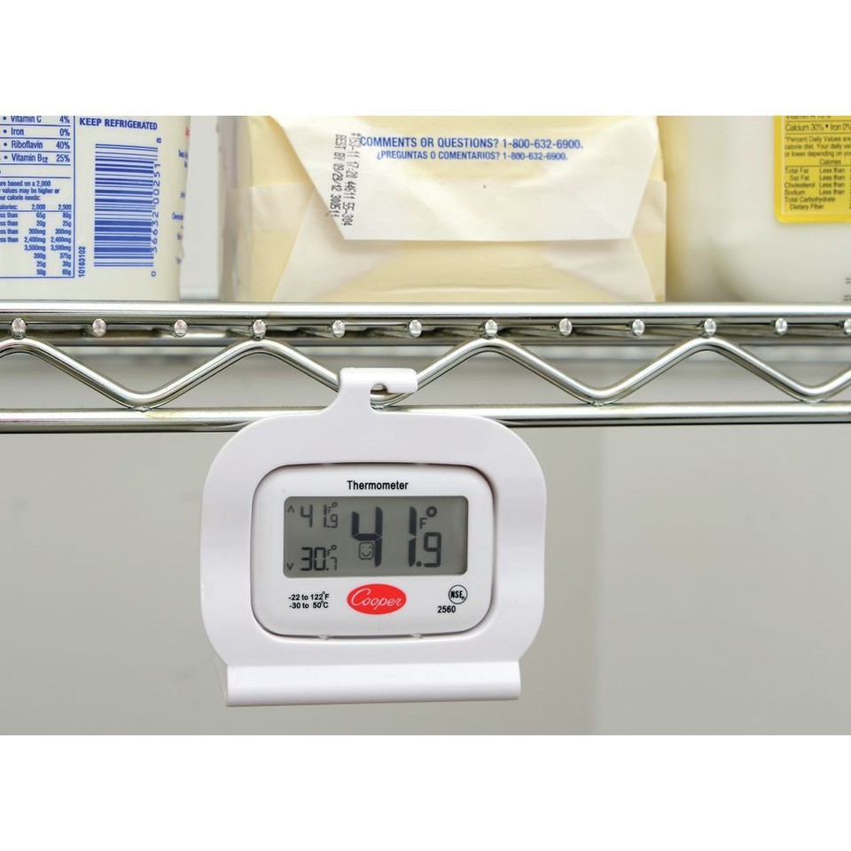 Cooper-Atkins 2560 Digital Freezer Thermometer, Digital Refrigerator ...