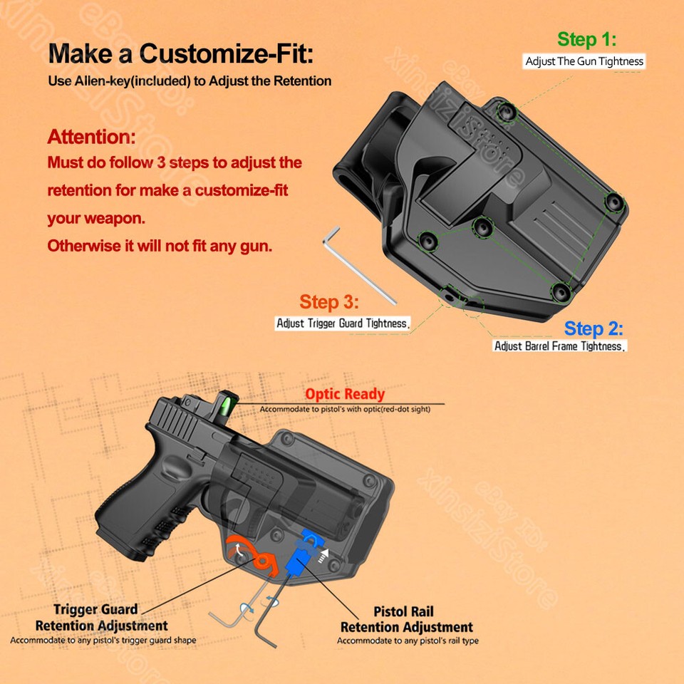 M&P9 M&P40 Holster Fit S&W M&P 9 M&P.45 M&P Shield MP SD40 VE SW9V SD40 ...