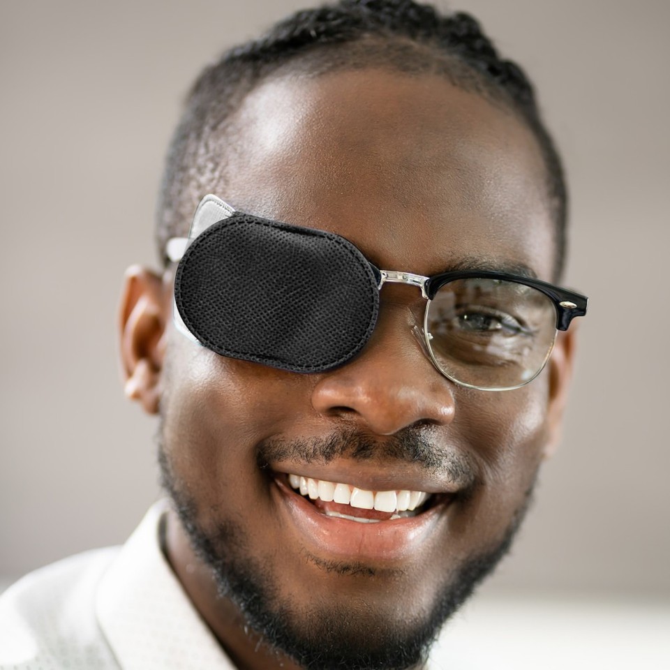 12 Pcs Non Woven Fabric Eye Patches Glasses Eye Patches For Lazy Eye ...