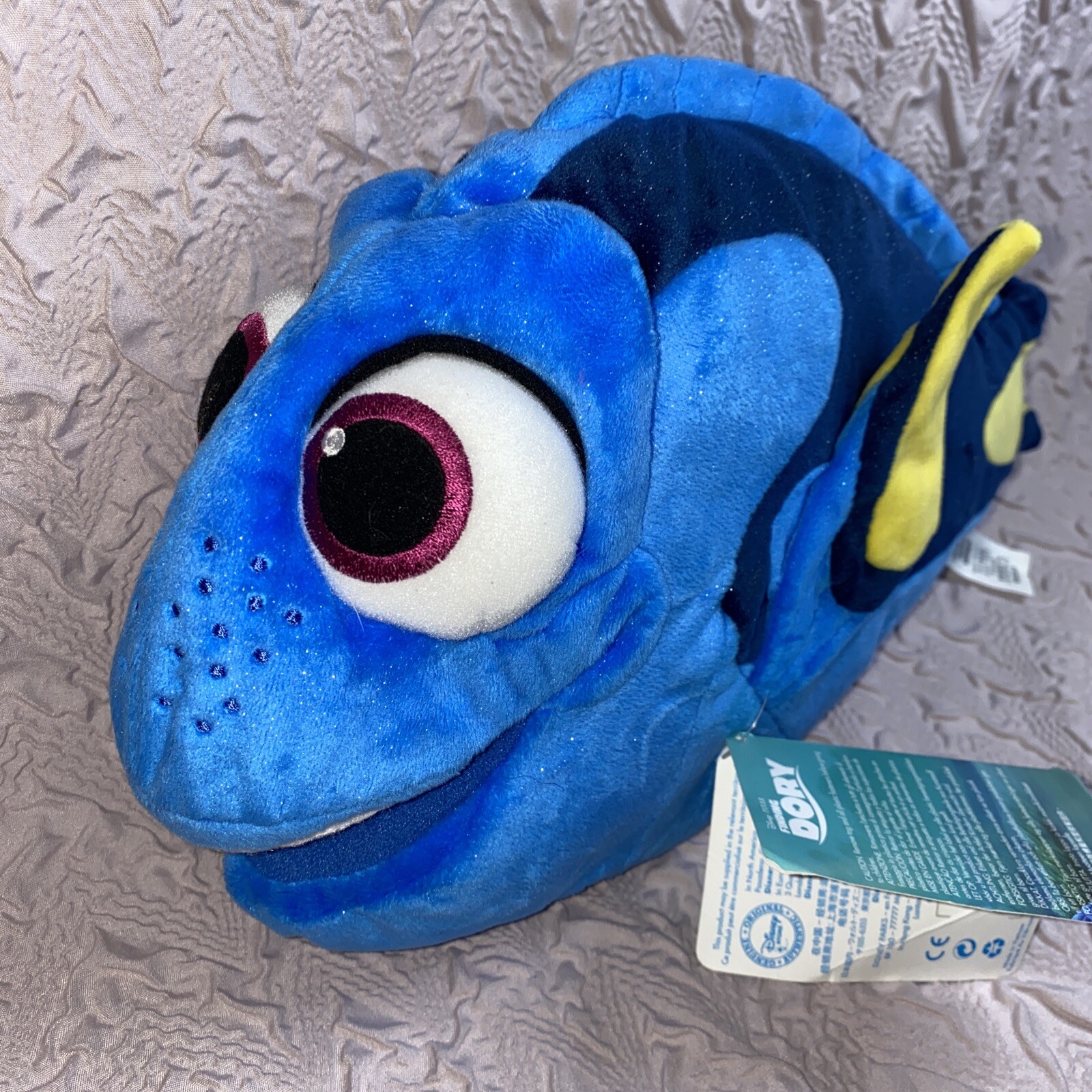 Disney Store Pixar Finding Dory **RARE Transfer Tag*** Plush Blue Fish ...