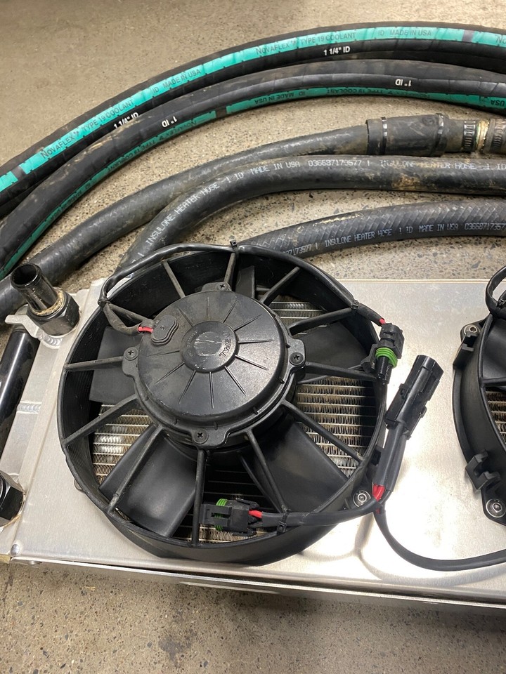 PWR CAN AM MAVERICK X3 1000 RADIATOR AFTERMARKET REAR RACE RELOCATION ...