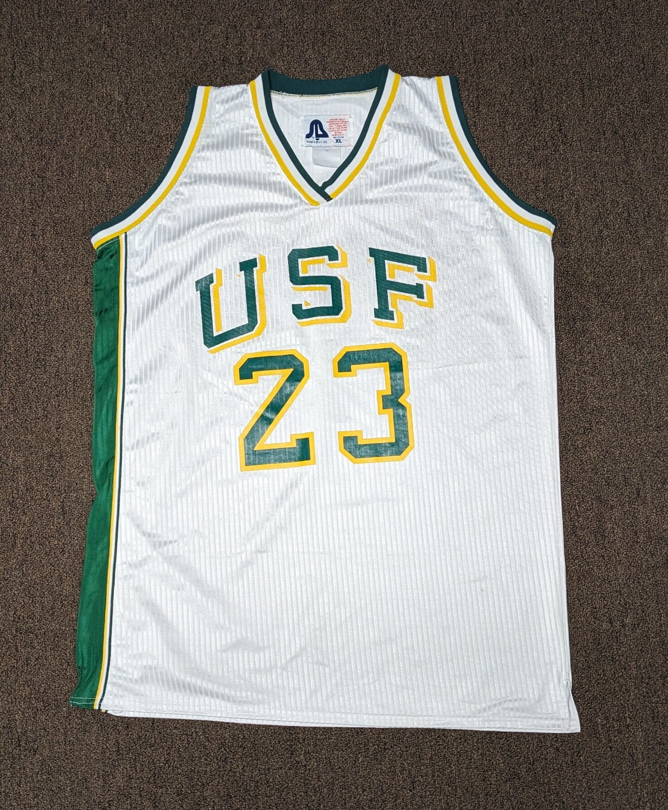 Vintage USF Bulls Team Issued South Florida Basketball Jersey Men's XL ...