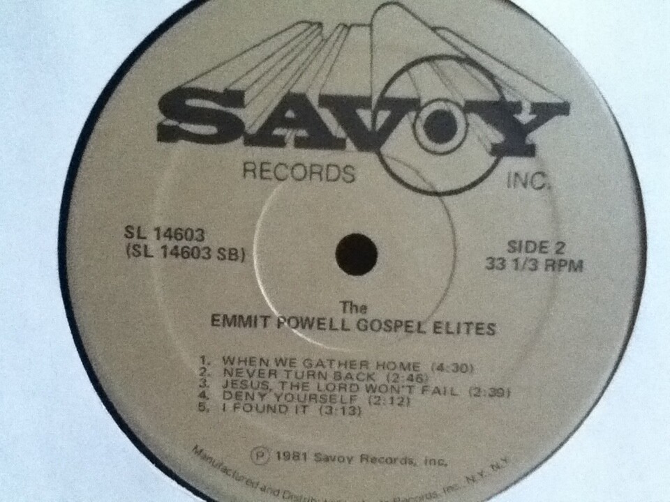 THE EMMIT POWELL GOSPEL ELITES LP THE EMMIT POWELL GOSPEL ELITES | eBay