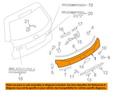 GM OEM Liftgate Tailgate Hatch-lower Trim Panel 23440138 for sale ...