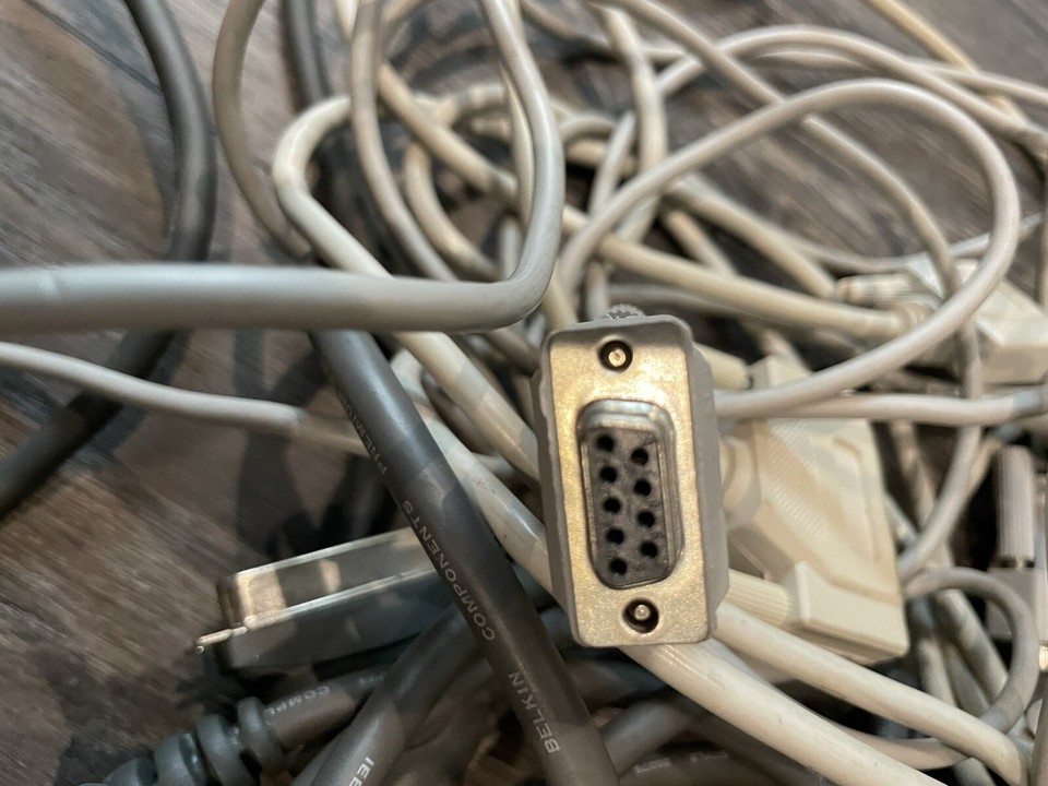 Excellent Condition 90s printer cables And Extensions. Very Long | eBay