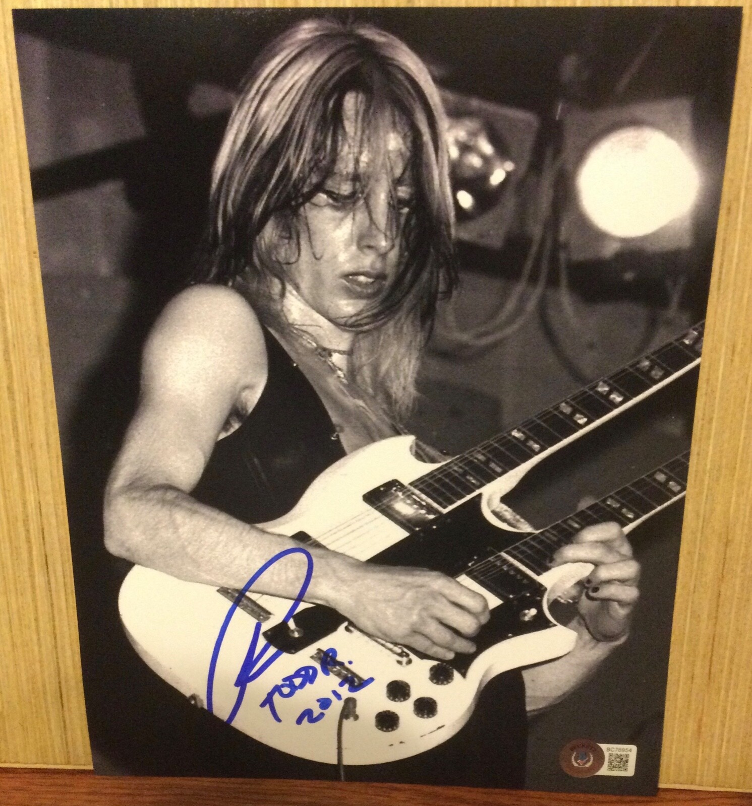 TODD RUNDGREN SIGNED UTOPIA NAZZ 8x10 PHOTO B BECKETT BAS | eBay