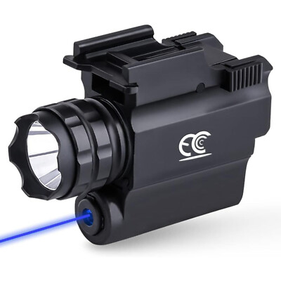 Blue Laser Gun Weapon Pistol Light Flashlight Combo,Picatinny Rail ...