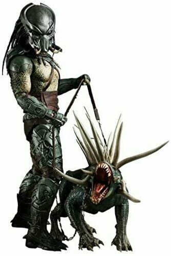 Movie Masterpiece Predators Figure Tracker Predator w/Hunting Dog Hot ...