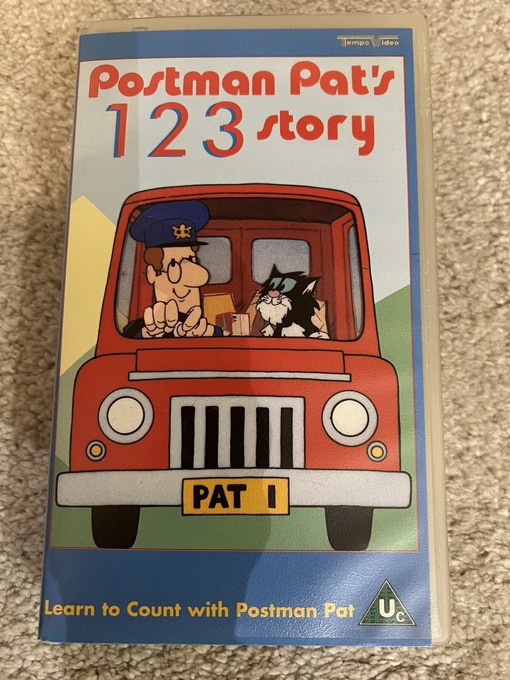Postman’s Pats 123 Story Learn To Count With Postman Pat VHS Tape | eBay