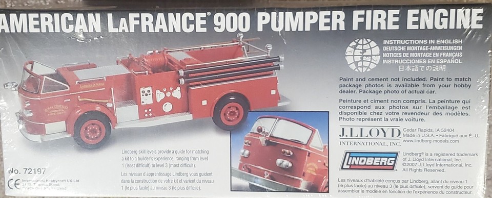Lindberg La France Fire Engine Model | eBay