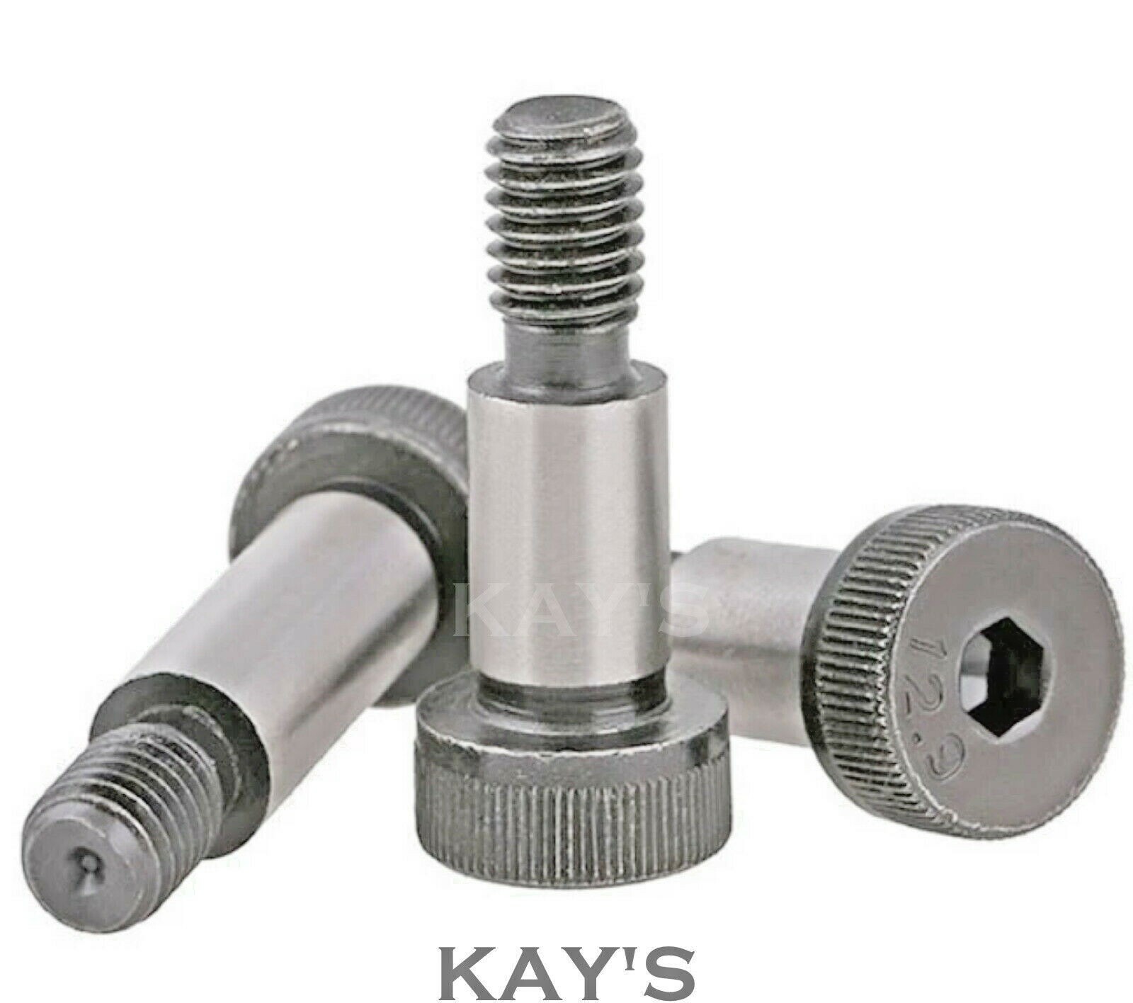 SHOULDER BOLTS HIGH TENSILE 12.9 SOCKET HEAD ALLEN KEY SCREWS M5 M6 M8 ...